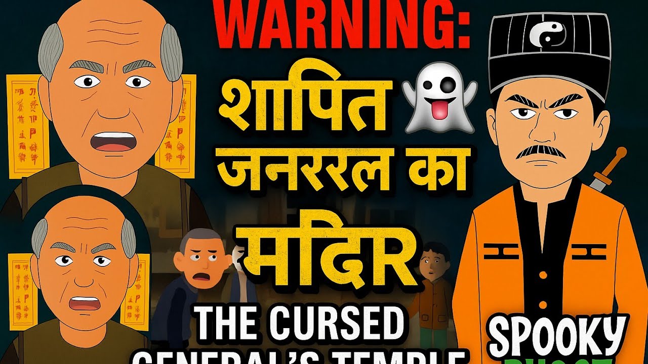 👻 जनरल के मंदिर का रहस्य | Horror Story | Bhoot Cartoon | Scary ...