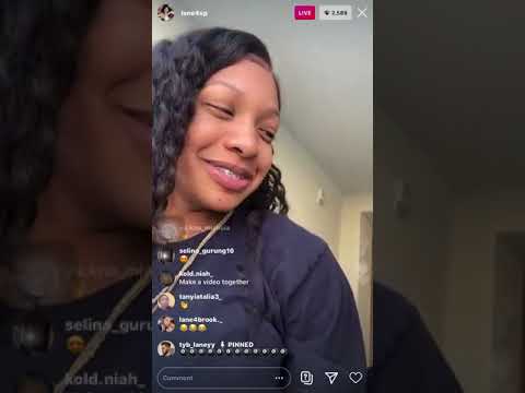 Brooklyn frost and delane on live 💕 listening to song he made about her !