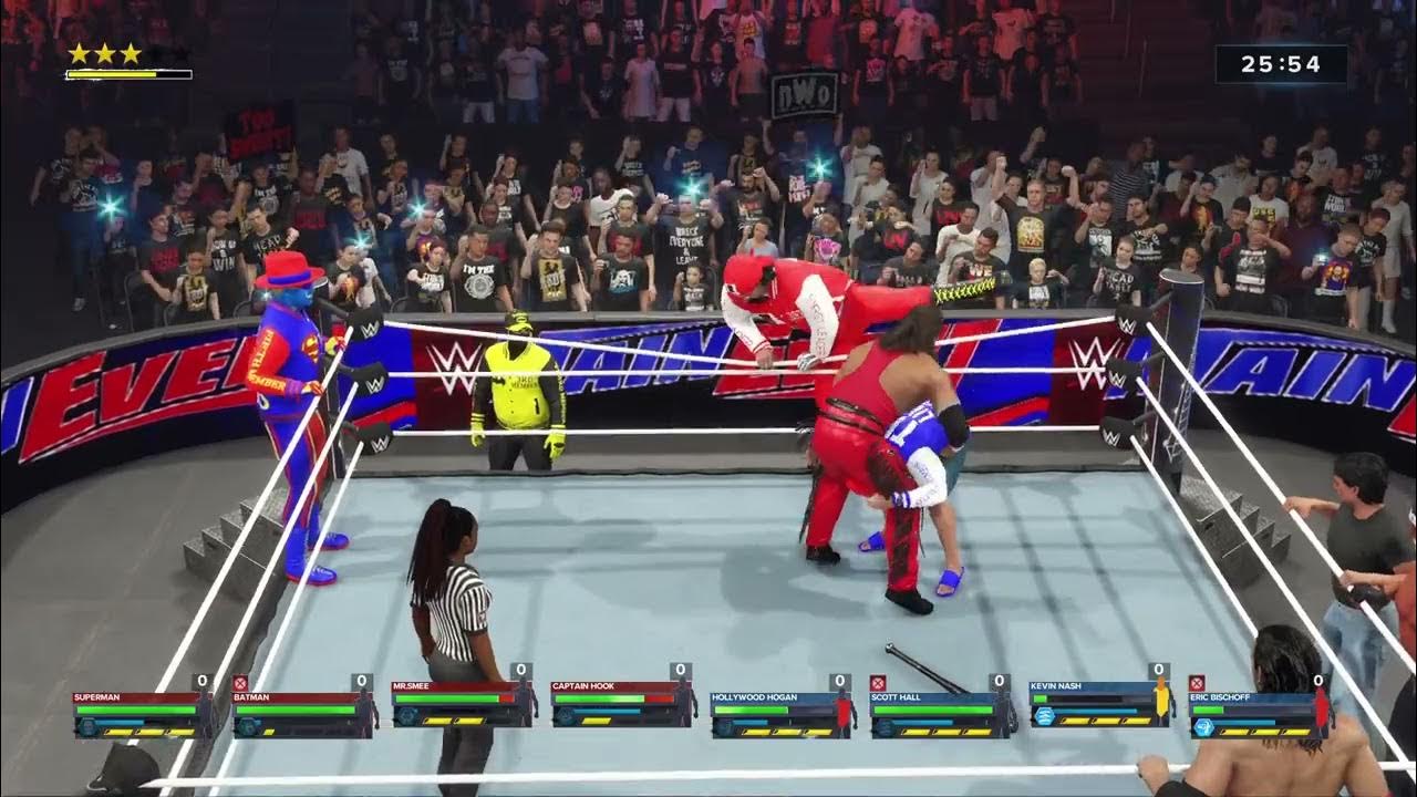 WWE 2K24 The Living Legends vs New World Order more main Event iron man match - YouTube