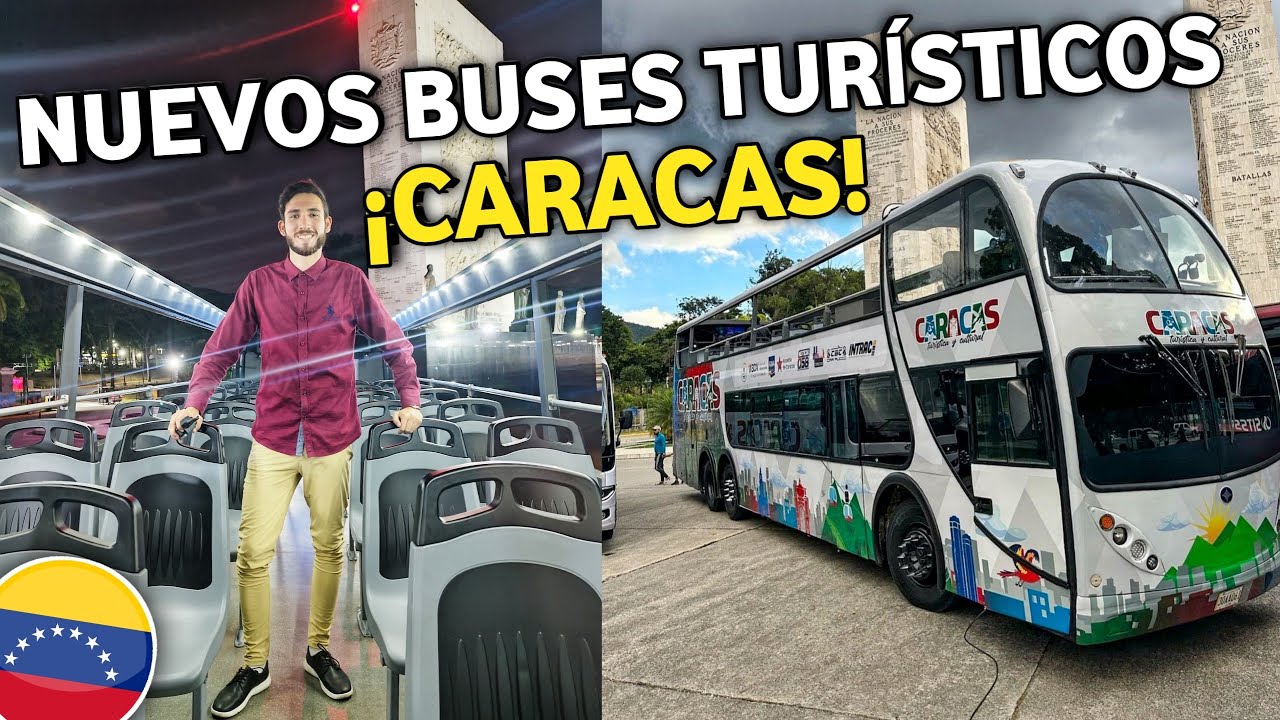 ¡Recorriendo CARACAS DE NOCHE en los nuevos BUSES TURÍSTICOS! 🌃🚌🇻🇪 ...