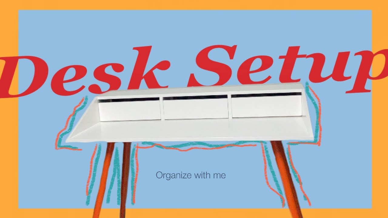 [VLOG] Desk makeover + organize with me - YouTube