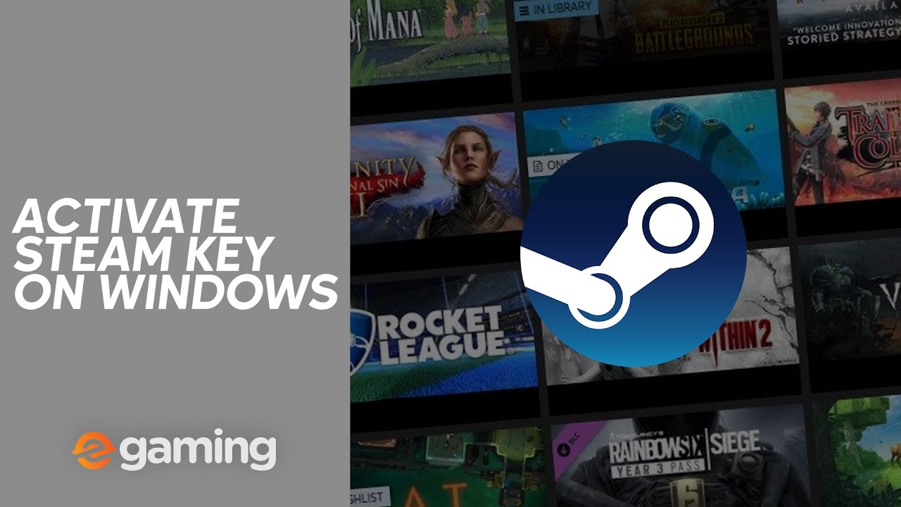 How to activate a Steam product on Windows OS - YouTube