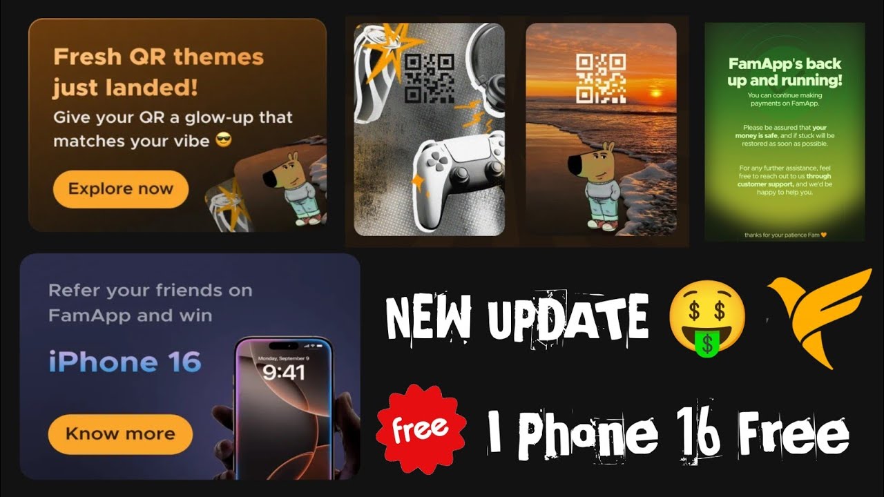 Fampay Refer Your Friends win i phone 16 new update || Fampay All new ...