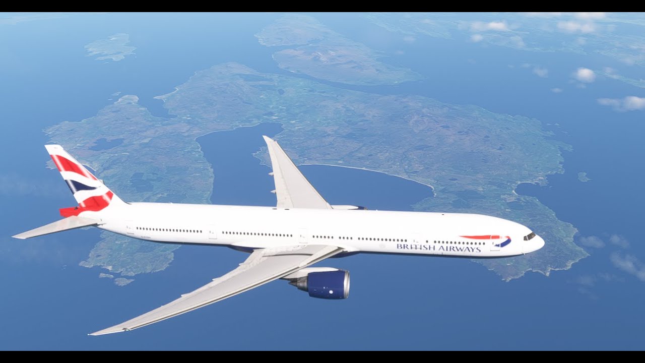 Near the end of a long flight from Portland to London Heathrow - YouTube