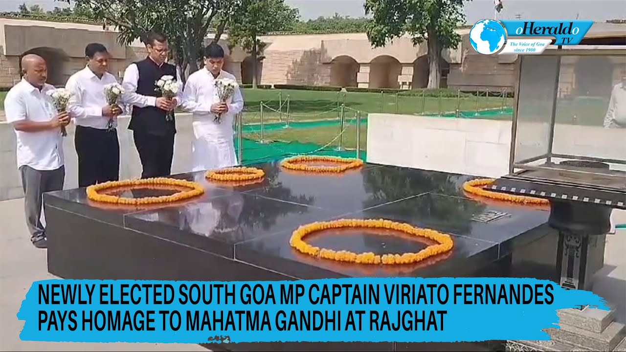 Newly Elected South Goa MP Captain Viriato Fernandes Pays Homage to ...