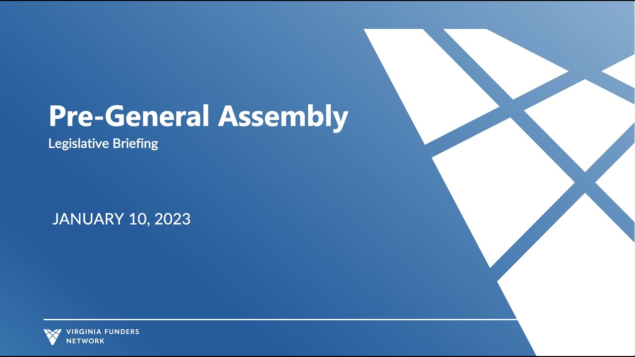 Legislative Briefing: Pre-General Assembly - YouTube