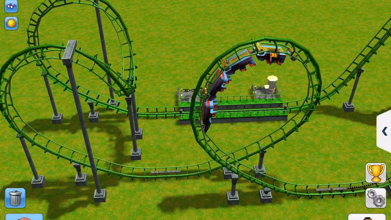 How to make a Vekoma Boomerang in Roller Coaster Tycoon 3 RCT3 - YouTube