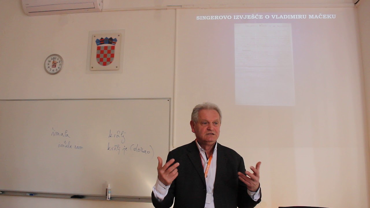 Predavanje: Stipo Pilić: Vlado Singer, 5. dio, Osijek 6.3.2019, MVI ...