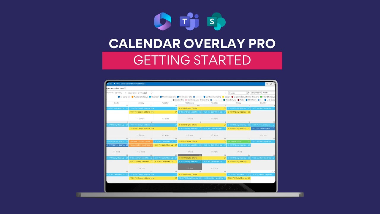 Getting started with Virto Calendar Overlay - YouTube