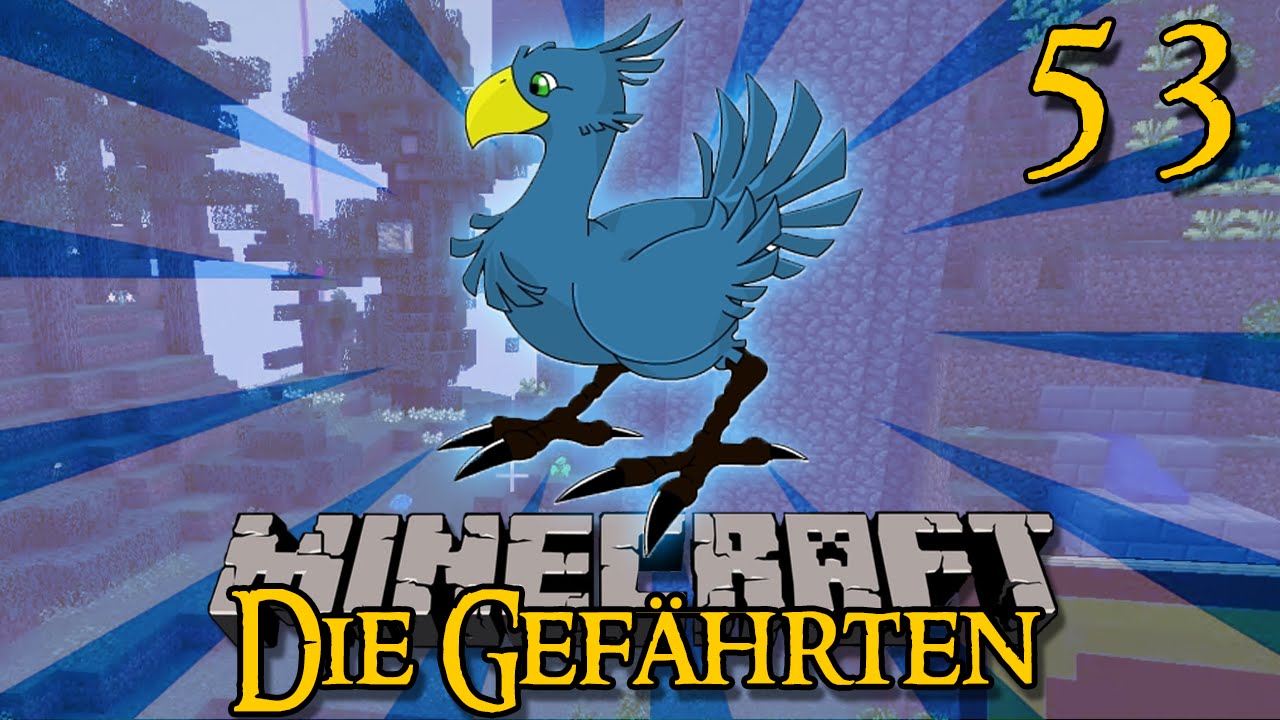 Der BLAUE CHOCOBO | Minecraft DIE GEFÄHRTEN #53 | baastiZockt - YouTube