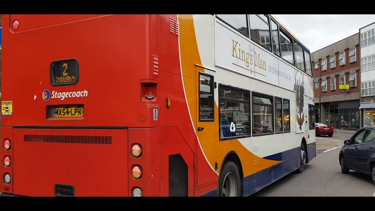 Here is the stagecoach bus 18184 on the number 2 in Guildford Saturday ...