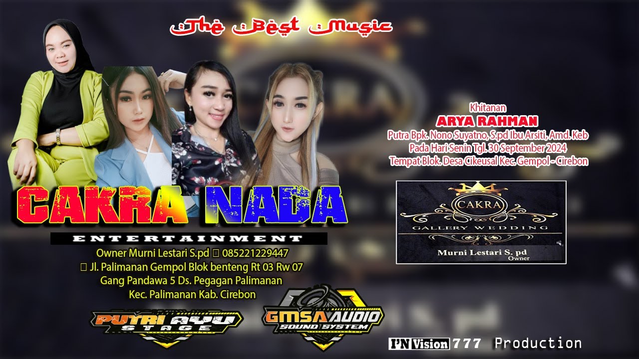 🔴Live The Best Music CAKRA NADA Edisi | Senin 30 September 2024 - YouTube