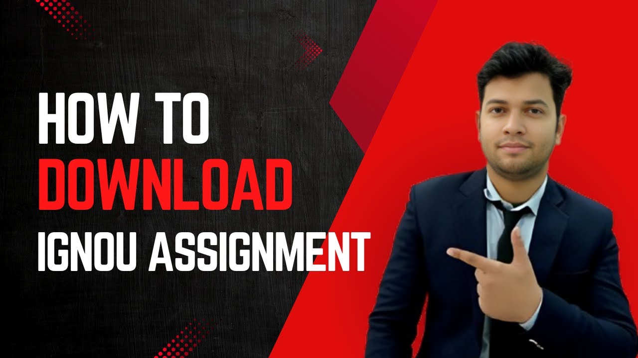 HOW TO DOWNLOAD IGNOU ASSIGNMENT | इग्नू असाइनमेंट कैसे डाउनलोड करते है ...