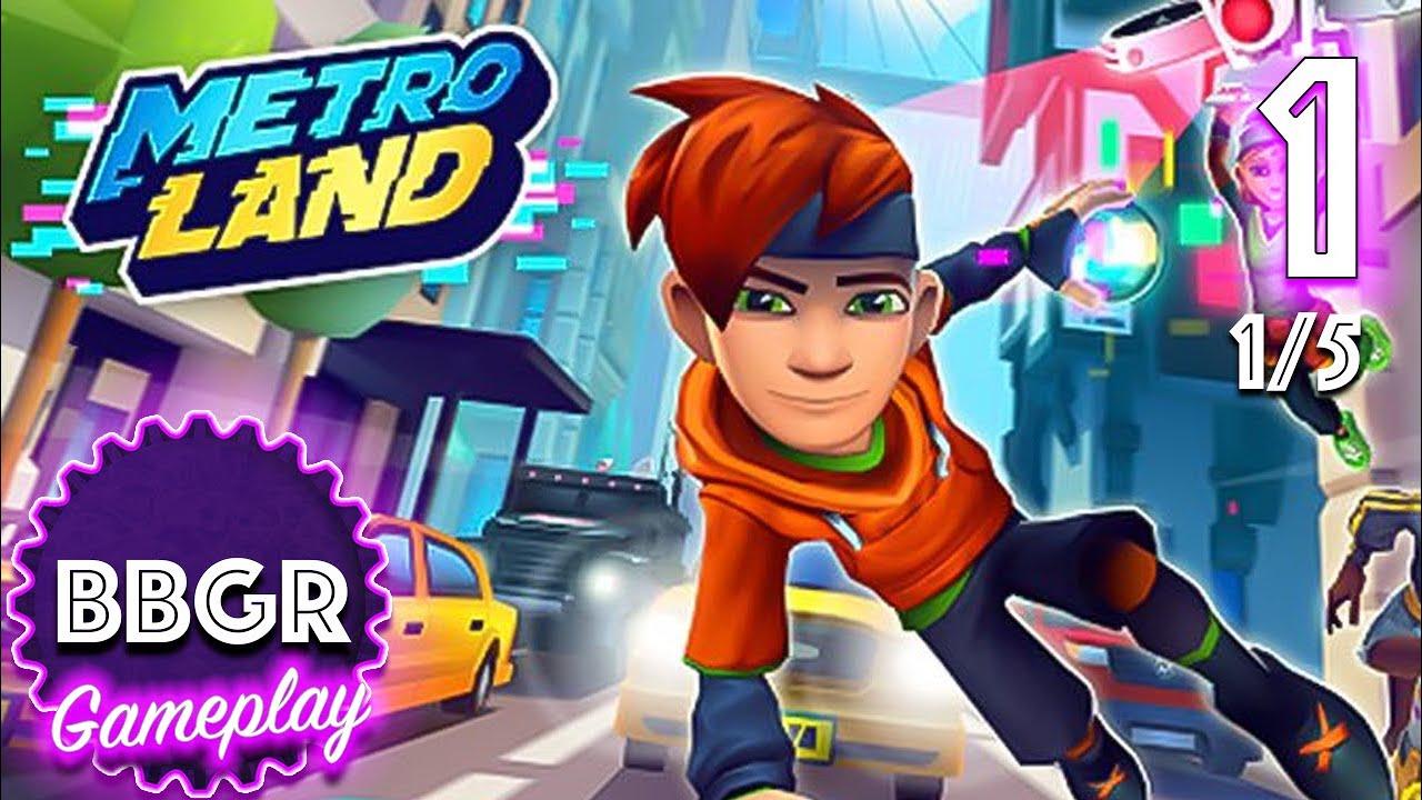 MetroLand - Endless Runner - Review 1/5, Game Play Walkthrough No ...
