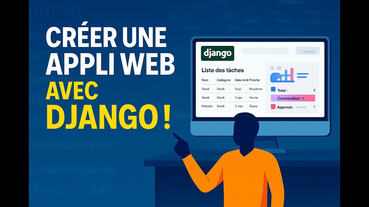 Crée une vraie application de gestion des tâches avec Django - YouTube