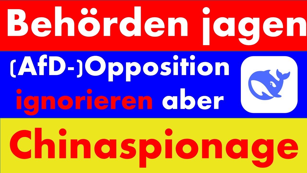 🔴 SKANDAL: Behörden jagen (AfD-)Opposition aber ignorieren China ...