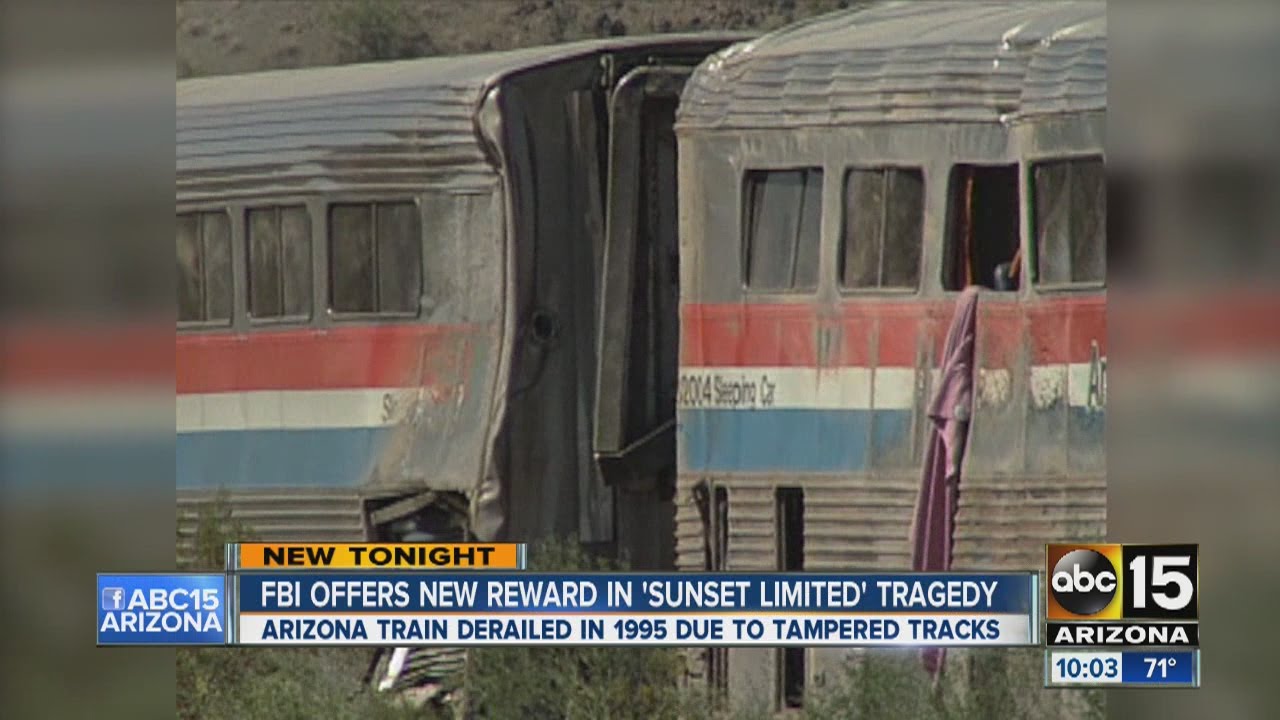 FBI offers reward in "Sunset Limited' tragedy - YouTube