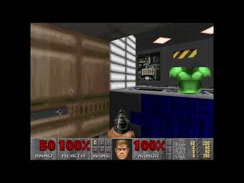 Doom level E1M2, Nuclear Plant: Can't grab armor? Here's why