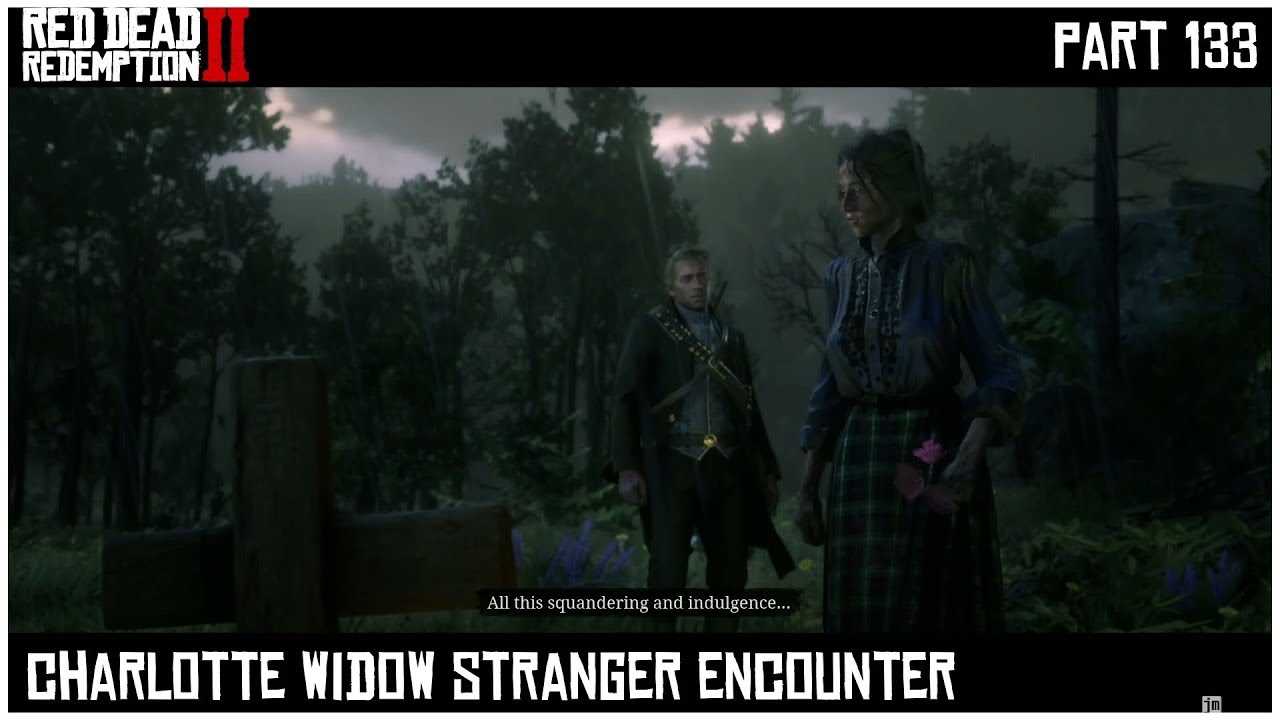 Red Dead Redemption 2 WIDOW NAMED CHARLOTTE Stranger Encounter Part 133 ...