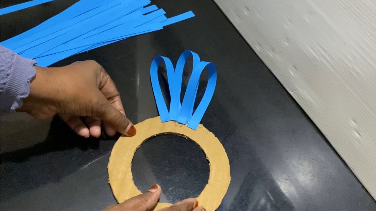 Beautiful Blue Paper Wall Hanging | Paper Craft | Wall Decor | Blue day ...