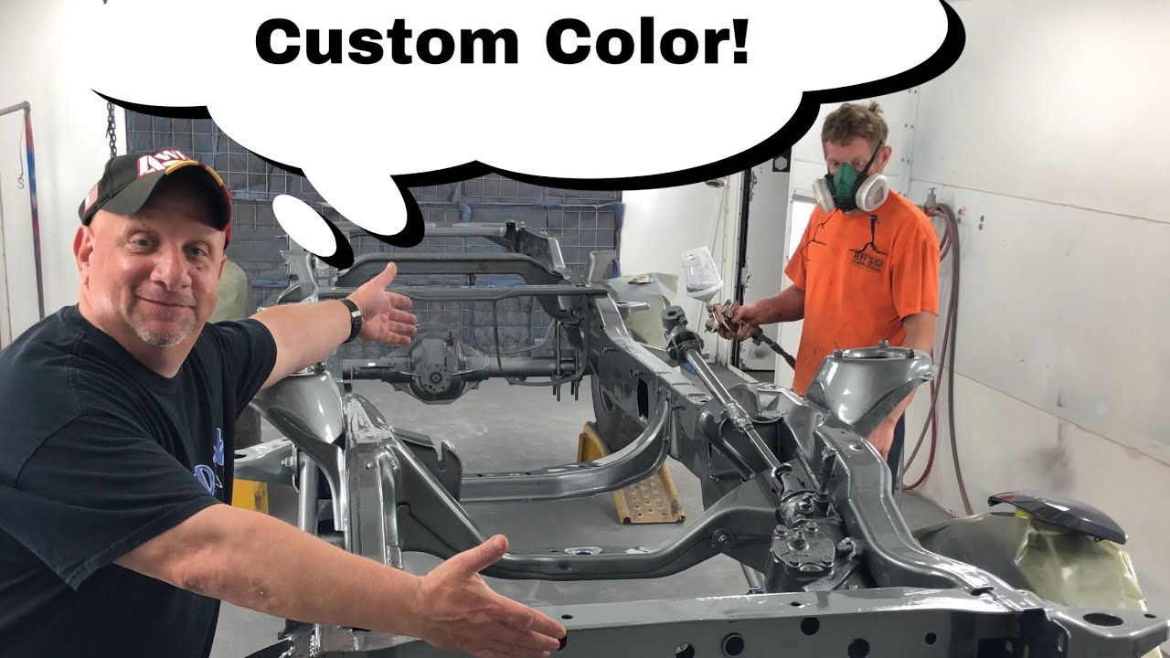 Modified Dodge Ram 4x4 Show Truck Frame Gets Custom Paint Job! - YouTube