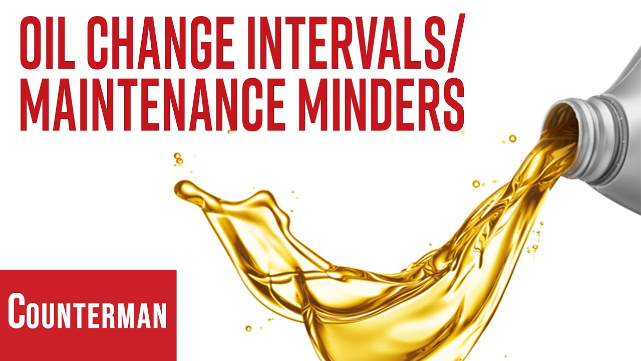 Oil Change Intervals & Maintenance Reminders - YouTube