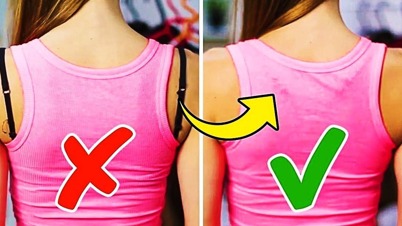 22 GENIUS CLOTHING HACKS FOR WOMEN - YouTube