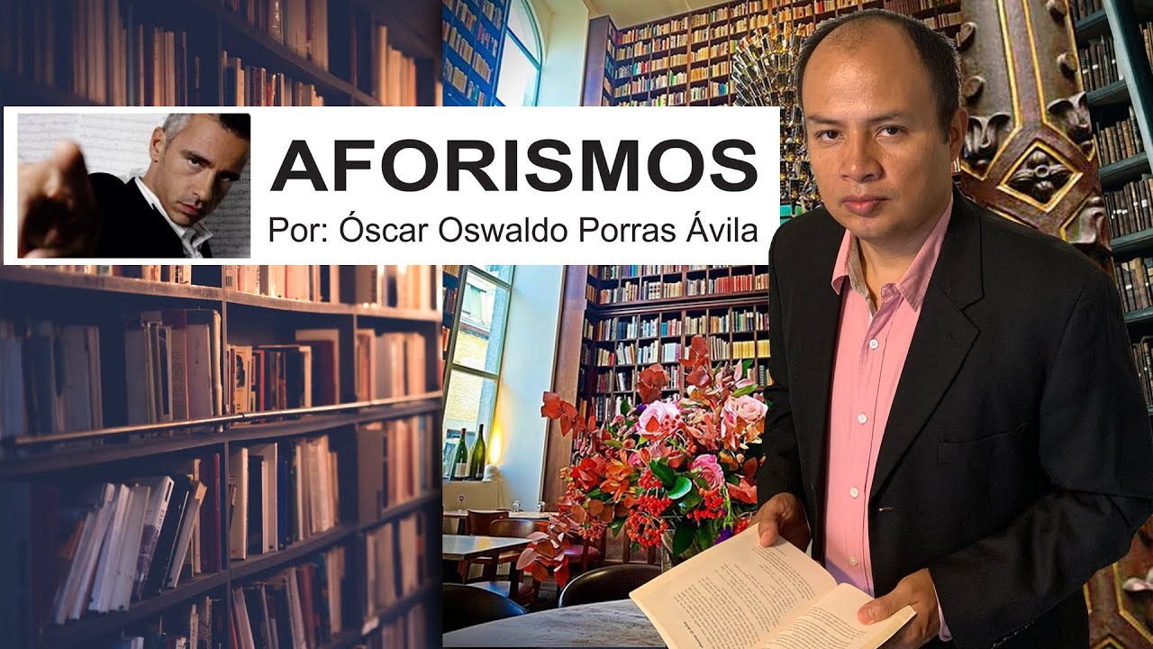 MATERIAL PARA ESCRITORES - Aforismos - Con Óscar Porras - YouTube