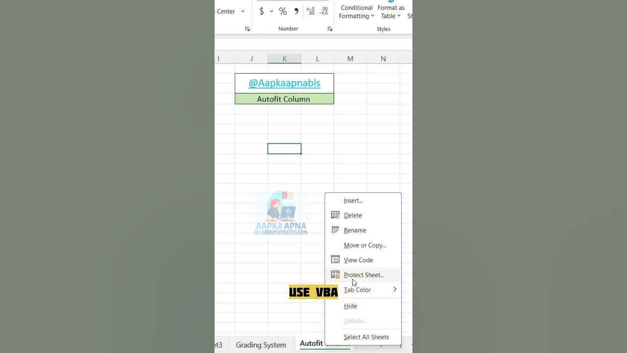 Automatically fit columns. #excel #exceltips #exceltricks #exceltutorial - YouTube