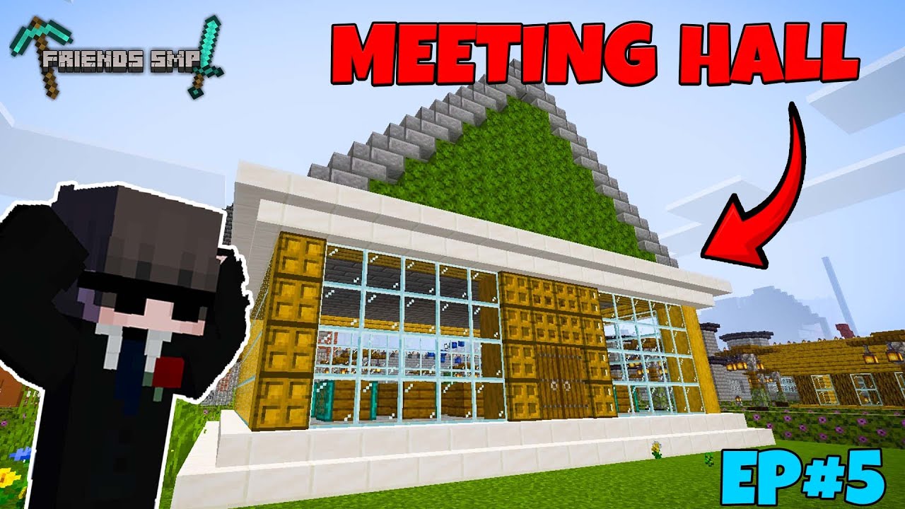 Me and My Friend Make Meeting Hall 🏚 | Minecraft - YouTube