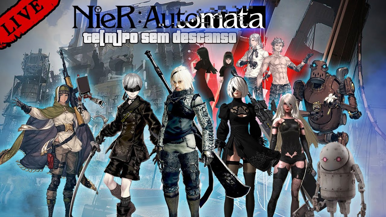🔴NieR Automata - Te[M]po sem Descanso (History Stream) [LIVE] - YouTube