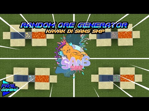 CARA MEMBUAT RANDOM ORE GENERATOR-MINECRAFT - YouTube