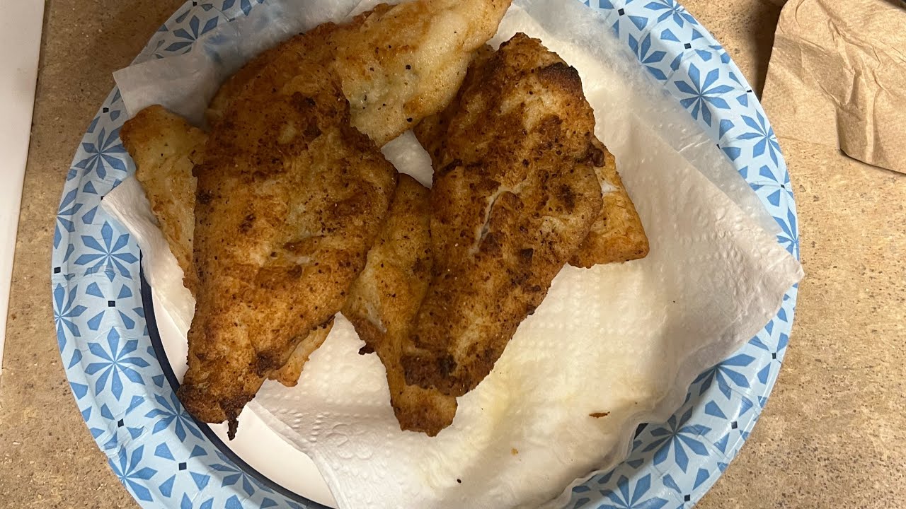 Delicious pan fried bluegill - YouTube