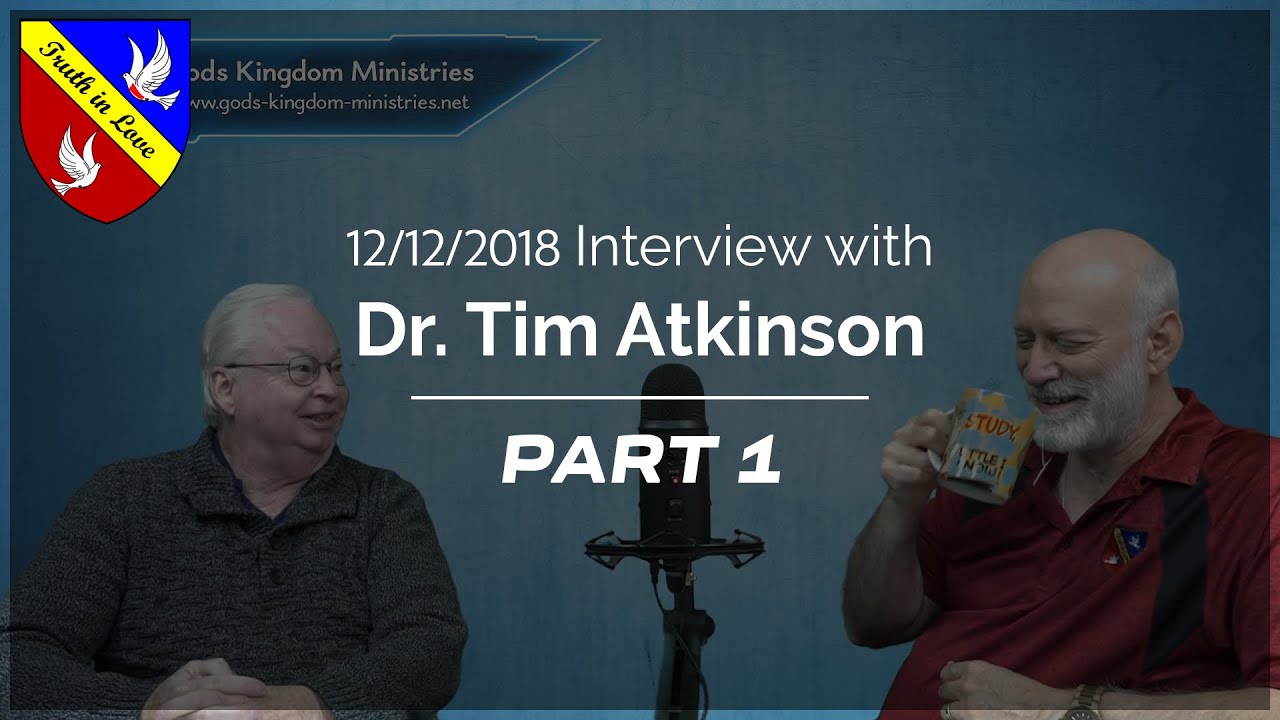 12/12/2018 - Interview with Dr. Tim Atkinson - Part 1 - YouTube