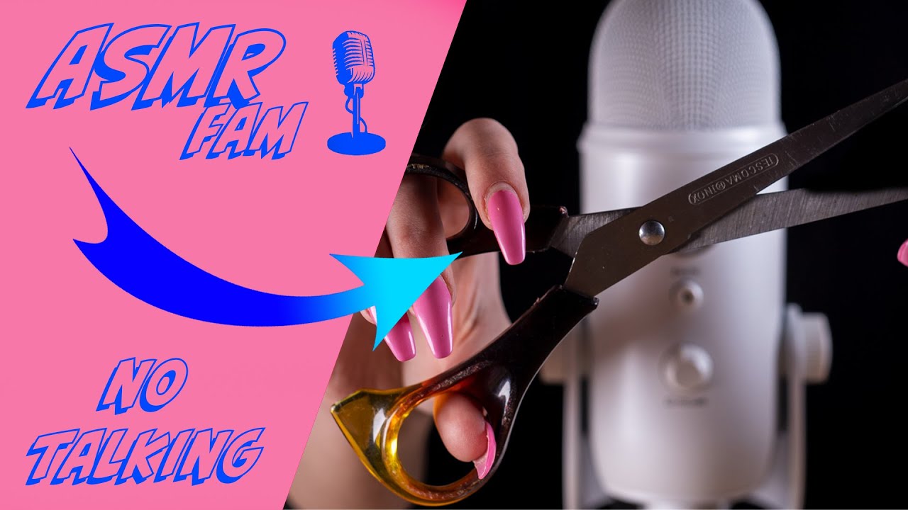 ASMR - scissors ️ - Scissor sounds that will make you relax | NO ...
