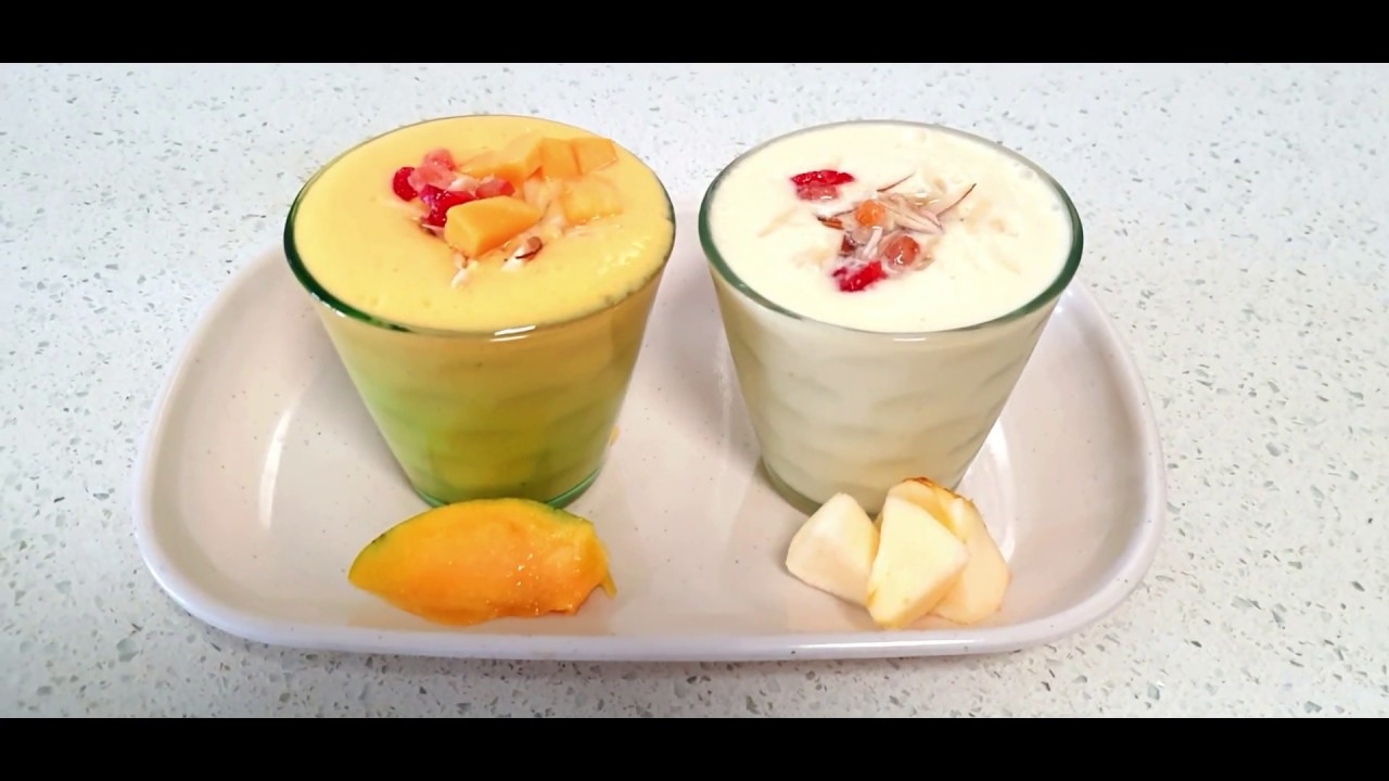 How to prepare Apple Lassi |Tasty Mango Lassi | Sweet Lassi recipe ...
