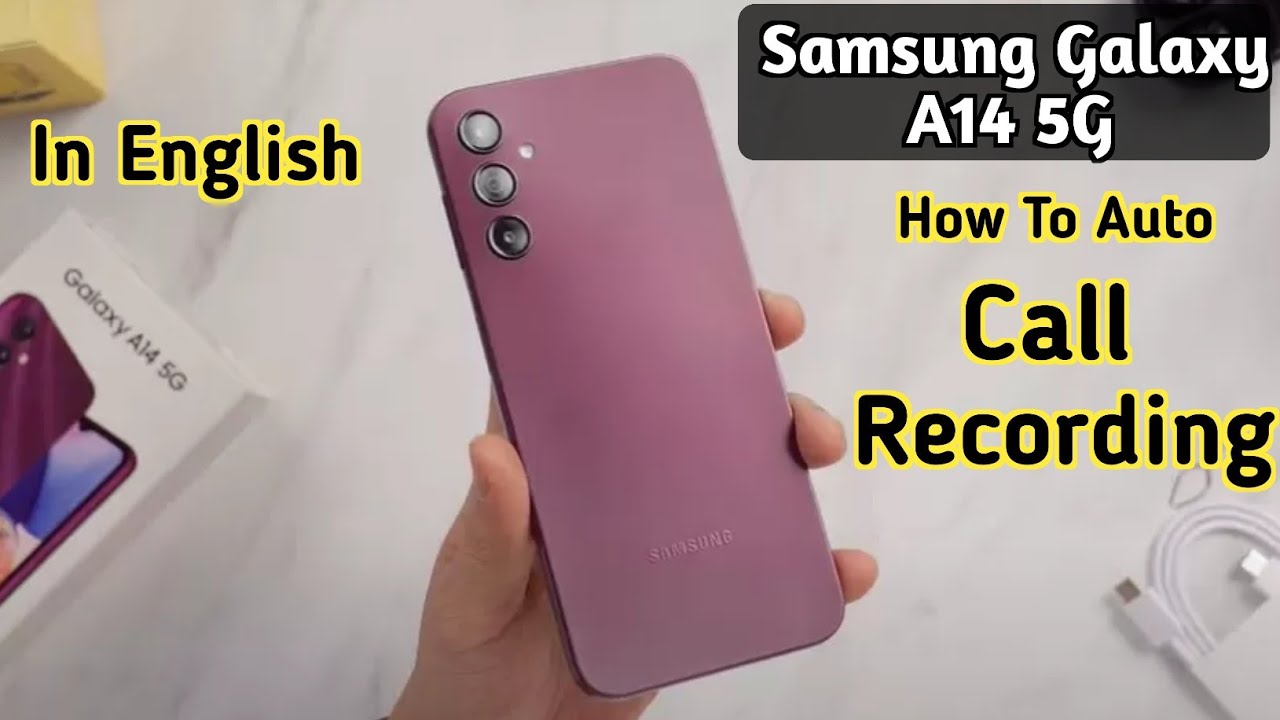 Samsung galaxy A14 auto call recording setting, How to enable auto call ...