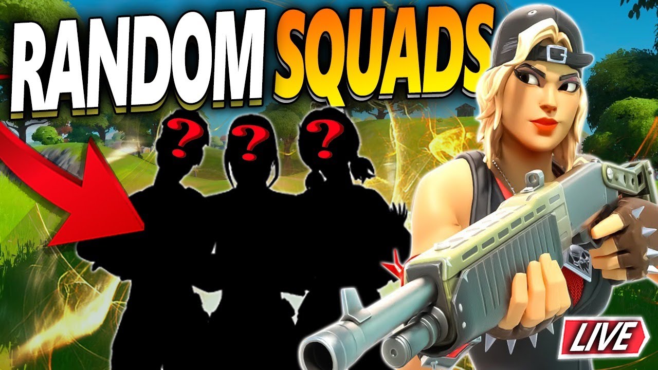Playing with Viewers🔥| Random Squads | Fortnite Custom Matchmaking 🔴 ...