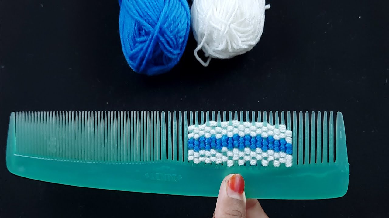 Amazing Hair Comb Beautiful Flower Design Trick And Trick Hand ...