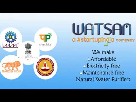 Watsan Envirotech - the poor man's water purifier makers - YouTube