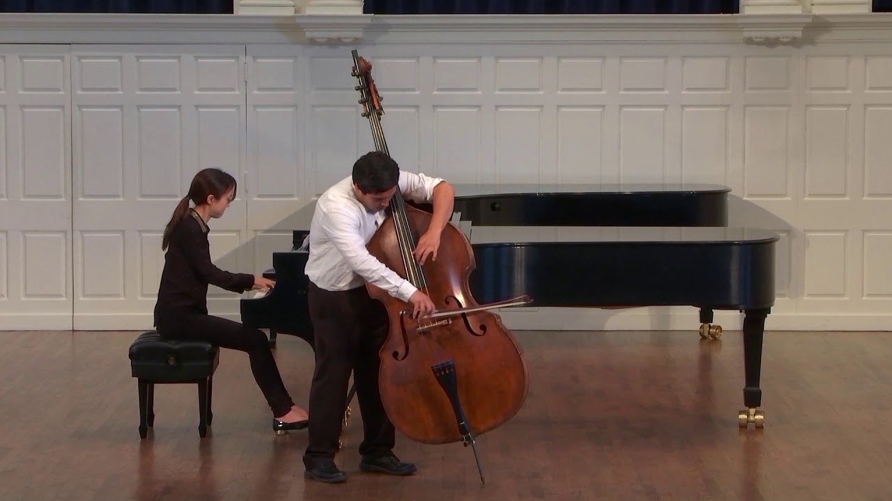 04 24 18 Jordan Calixto 02 Koussevitzky Concerto for double bass and ...