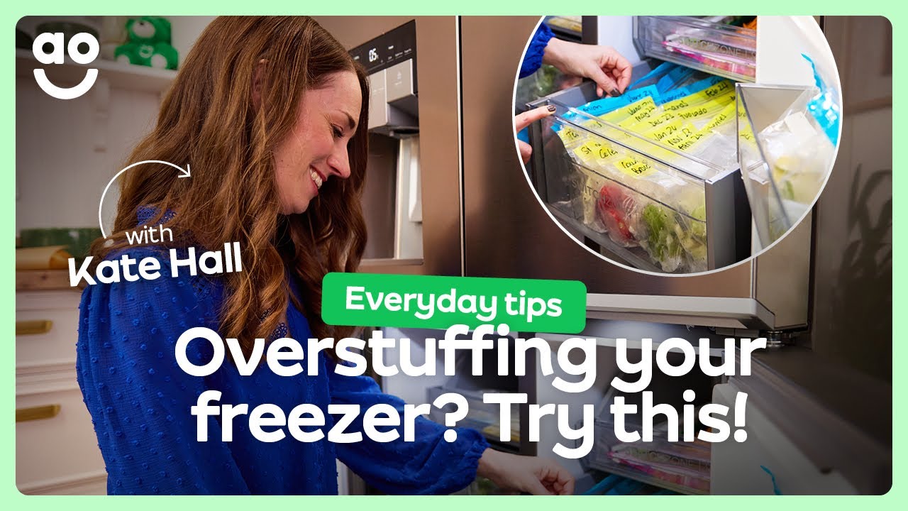 How to organise your freezer with Kate Hall - YouTube