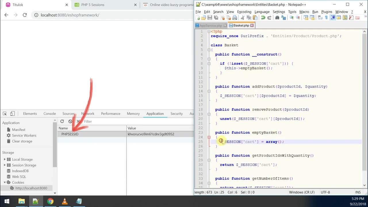 Php Oop 22 Vytvárame Framework Oop Php Nákupný Košík Basket Youtube
