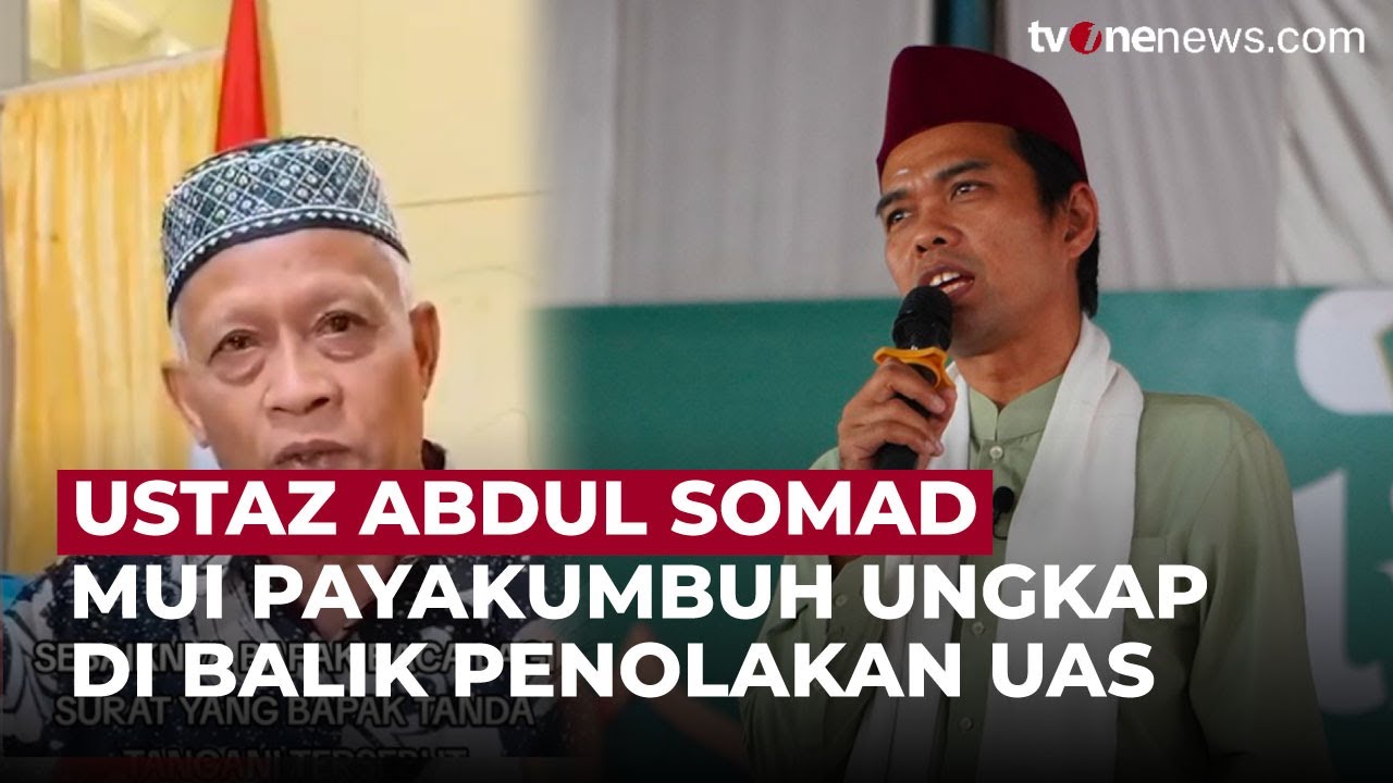 MUI Payakumbuh Ungkap Alasan di Balik Penolakan UAS | OneNews Update - YouTube