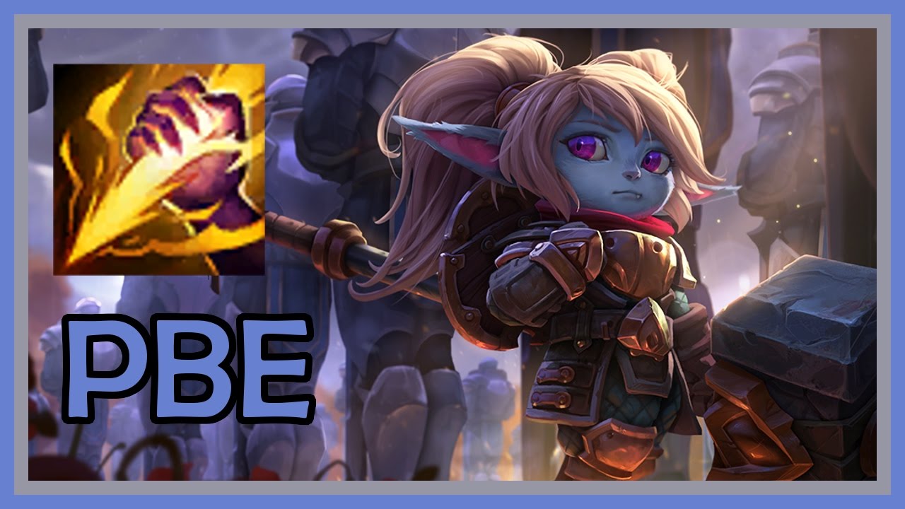 NEW JUNGLE Poppy Jungle Clear Practice (League of Legends PBE) - YouTube