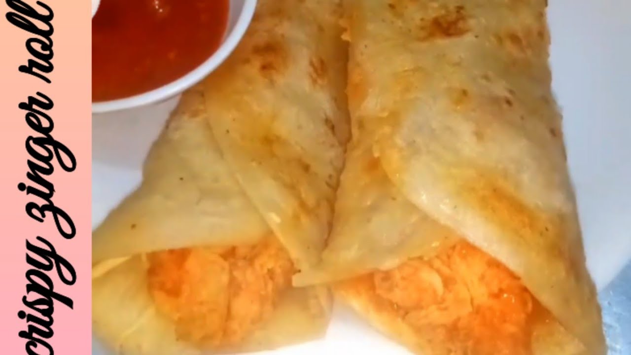 Zinger Roll ( crispy chicken ) recipe with Fancy Cooking - YouTube