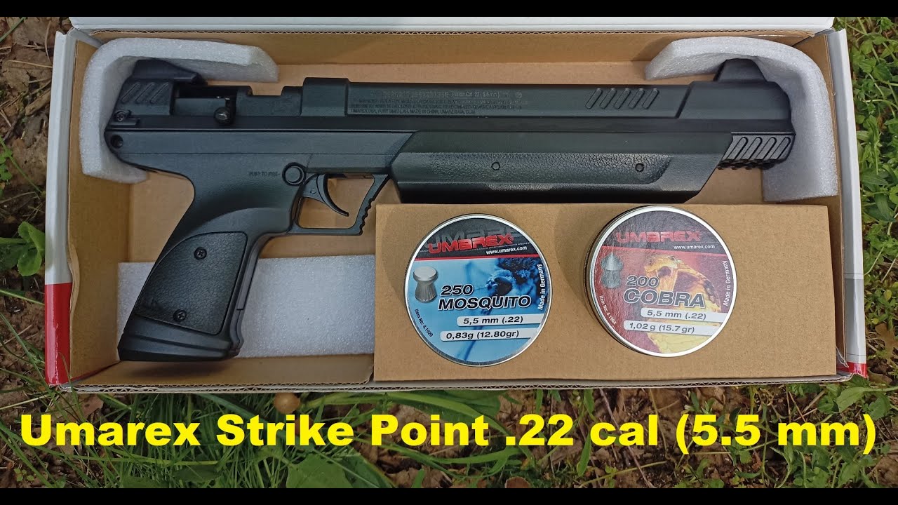 Umarex Strike Point .22 cal, Accuracy, Some Plinking and Slo Mo - YouTube