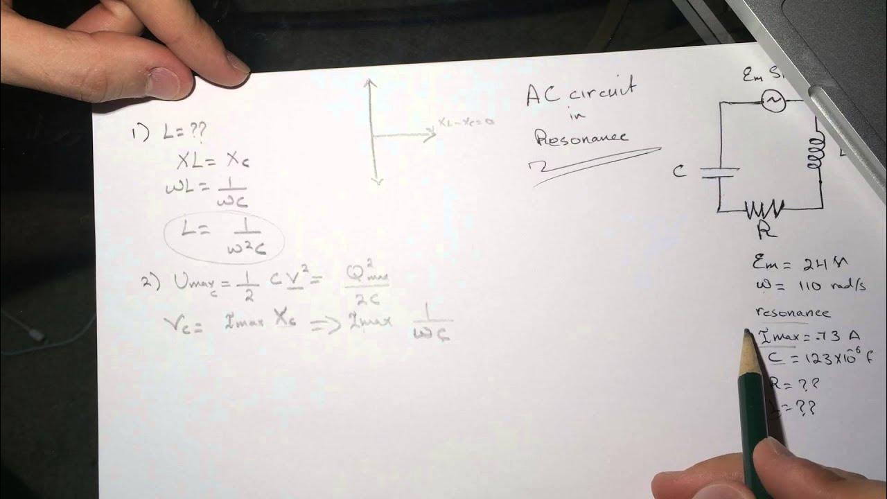AC Circuit in Resonance "Smartphysics" Solution. - YouTube