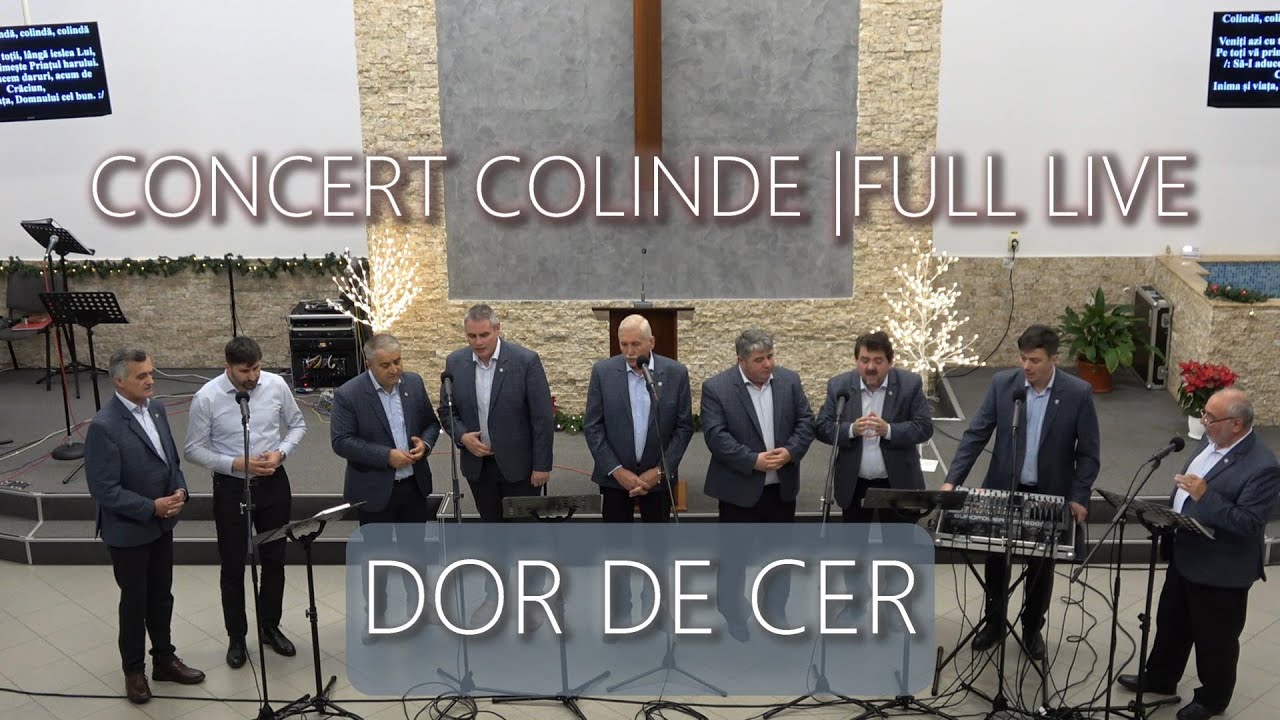 CONCERT DE COLINDE | DOR DE CER - FULL LIVE | #bbho - YouTube