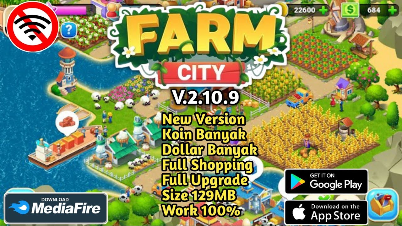 NEW UPDATE 2023 Farm City Apk V.2.10.9 | Uang Banyak - YouTube